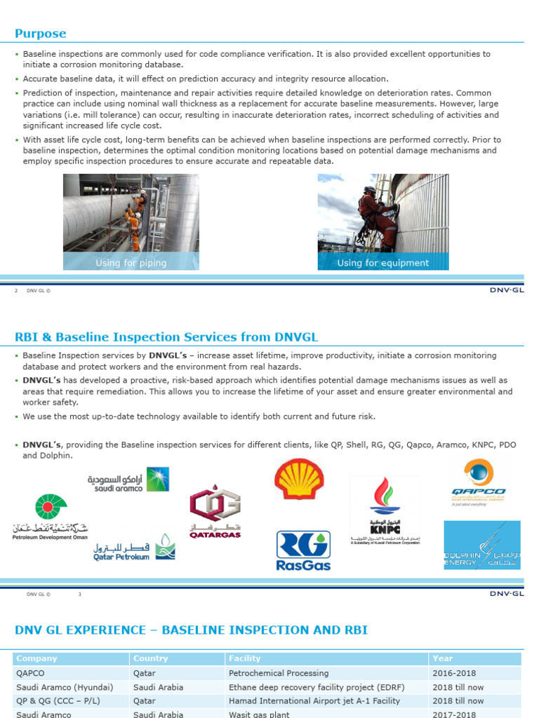 Baseline Inspection and RBI Methodology | PDF | Risk