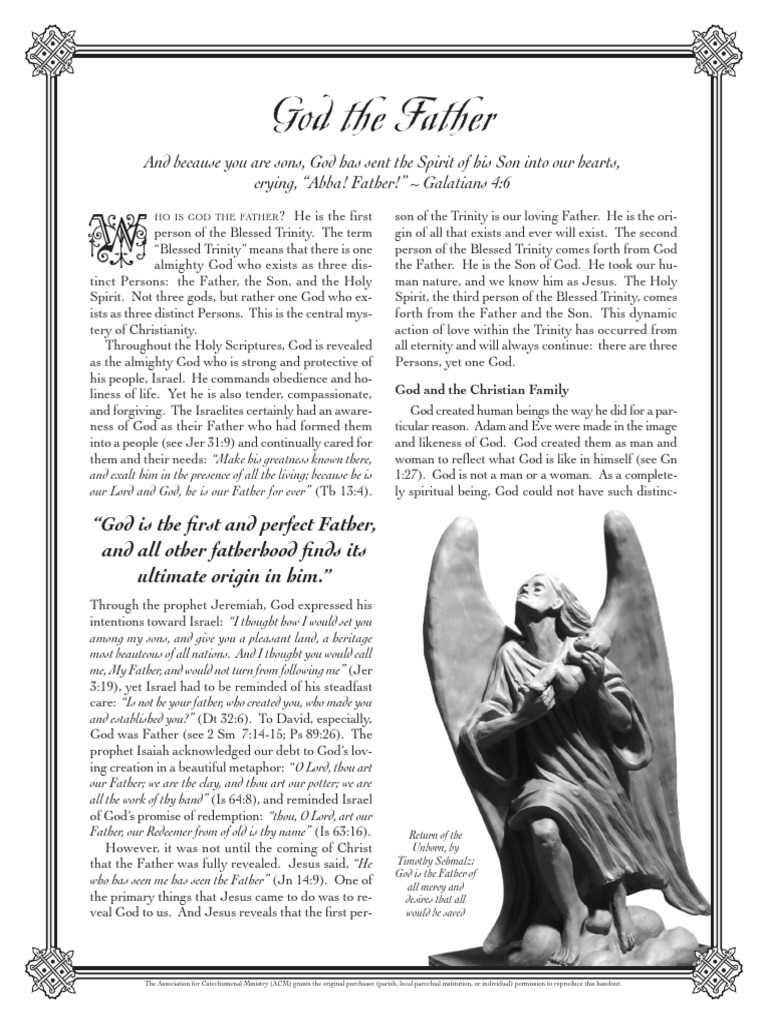 god the father | PDF | God The Father | Trinity
