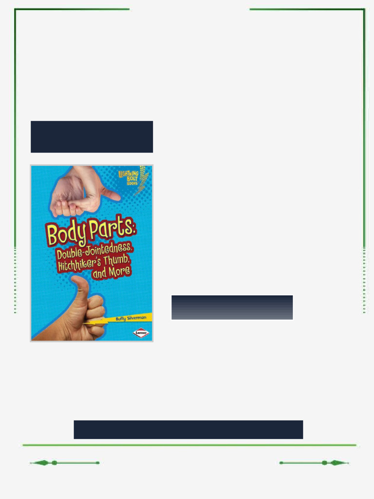 Body Parts Double Jointedness Hitchhiker s Thumb and More Buffy ...