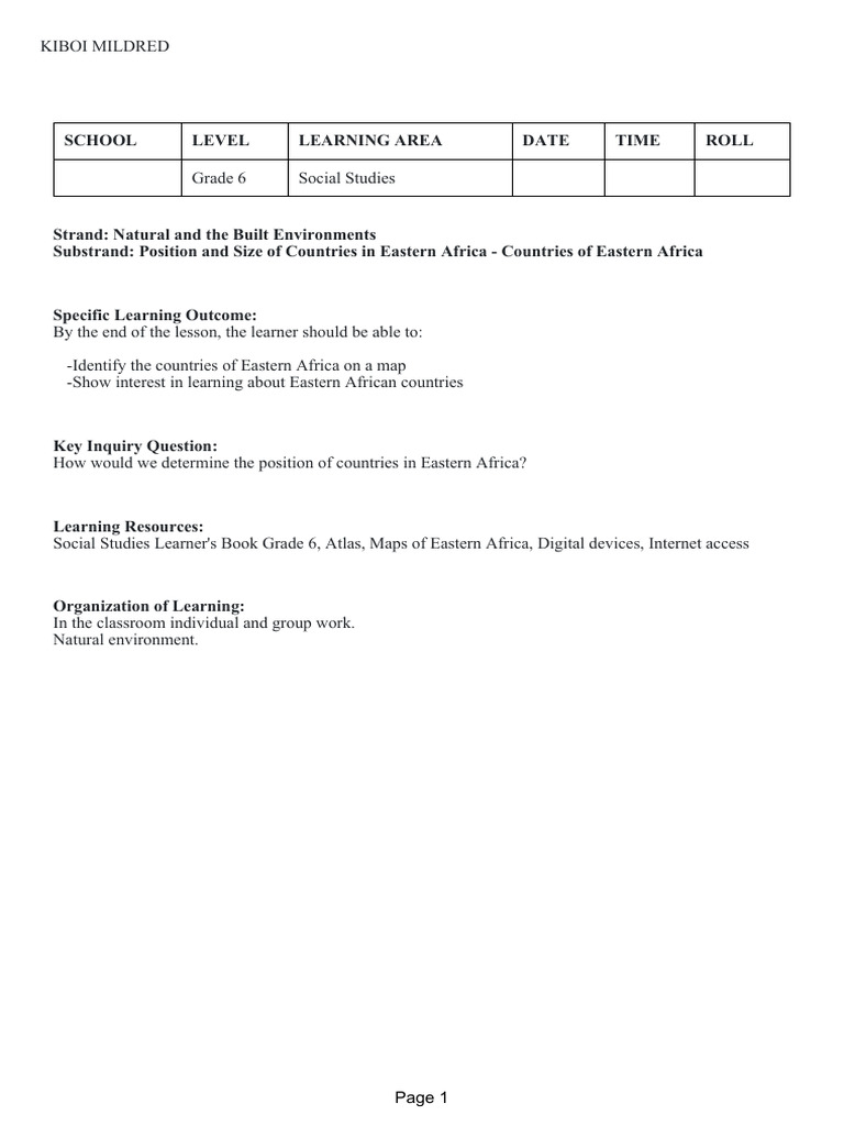 17495 Social Studies Grade 6 | PDF | Teachers | Learning