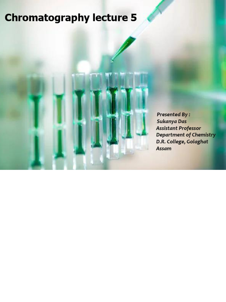 Chromatography Lecture 5 | PDF | Ion Exchange | Chromatography