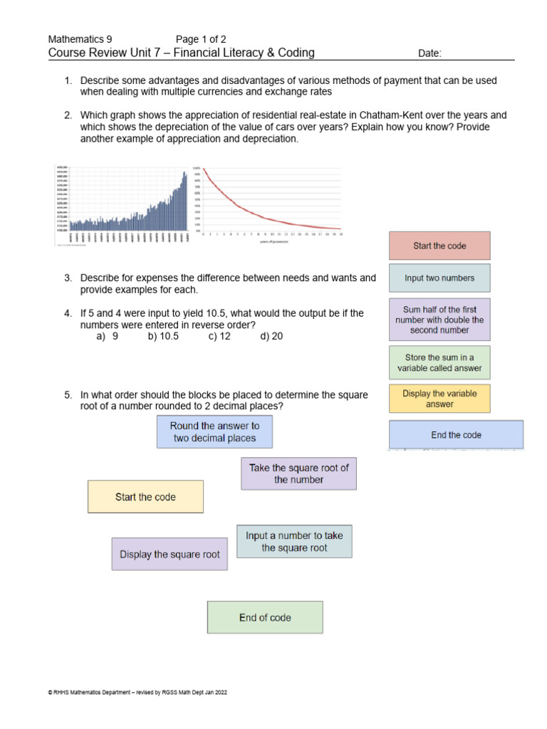 Unit 7 Review | PDF