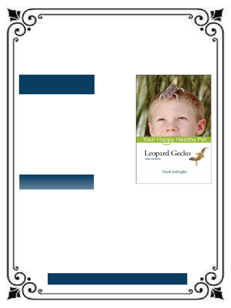Leopard Gecko Your Happy Healthy Pet 2nd Edition Frank Indiviglio ebook ...