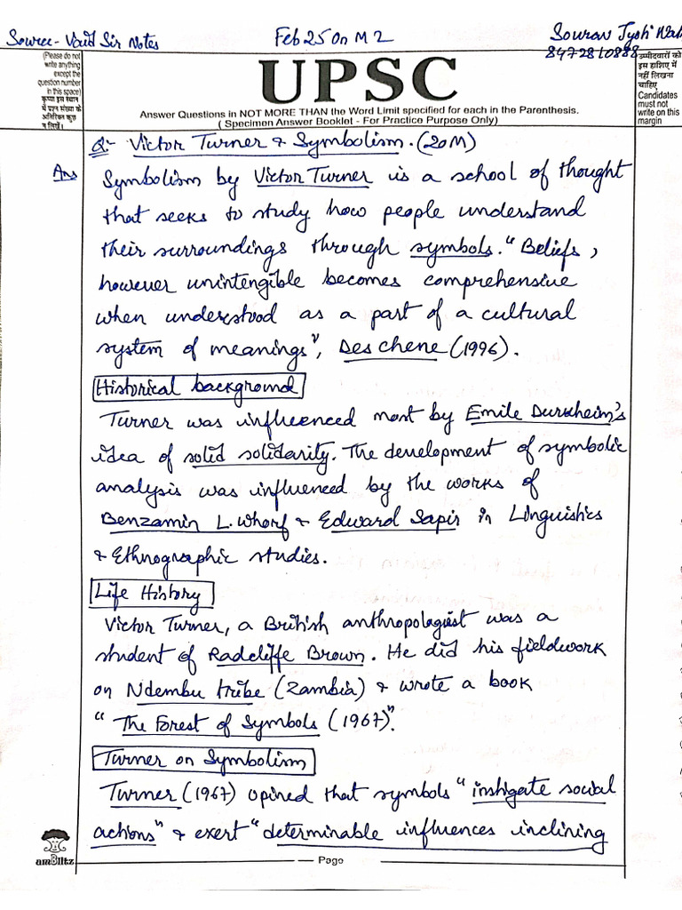 Victor Turner and Symbolism Rev0 | PDF