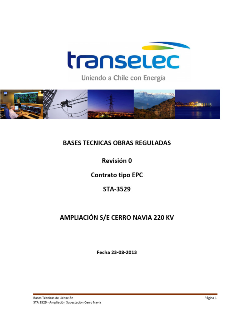 Bases Técnicas STA 3529 - Ampliación Subestación Cerro Navia (rev.0)_23 ...