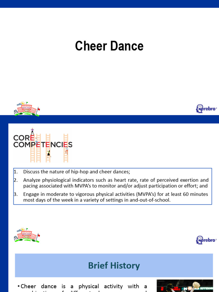 Q2 Lesson 3 - Cheer Dance | PDF | Dances | Cheerleading