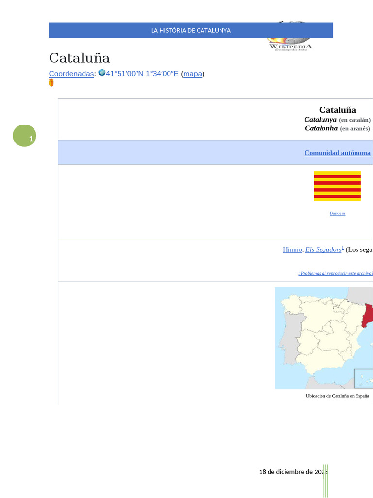TClasse Cataluña | PDF | Cataluña | España