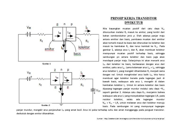 Prinsip Kerja Transistor Dwikutub | PDF
