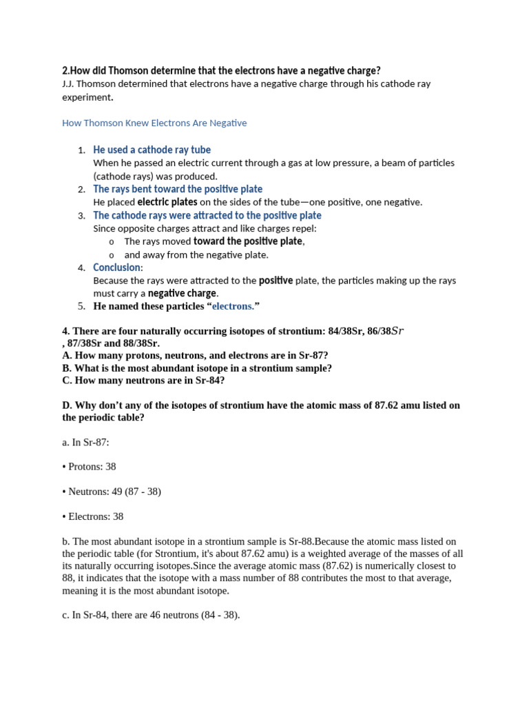 chem7 | PDF | Isotope | Atomic Nucleus