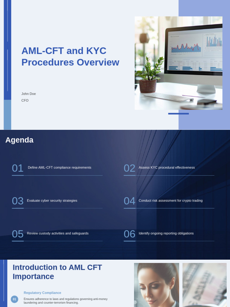 AML-CFT and KYC Procedures Overview | PDF | Regulatory Compliance ...