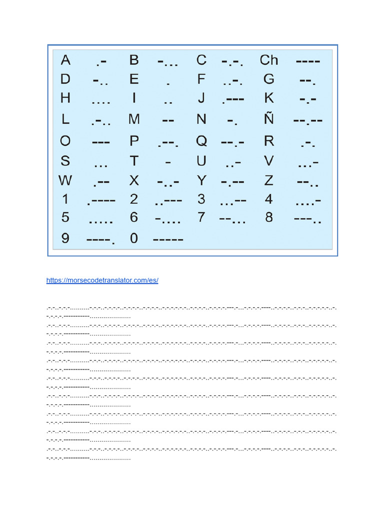 Morse Code Translator Tool | PDF
