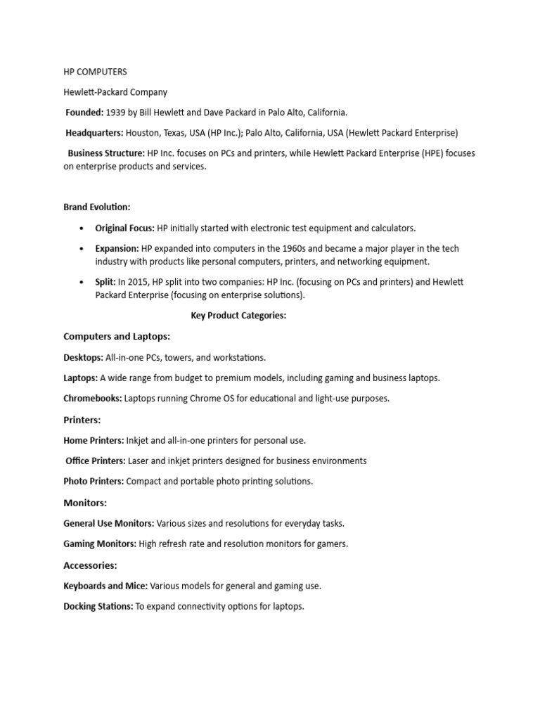 Hp Computers | PDF | Computer Architecture | Computer Hardware