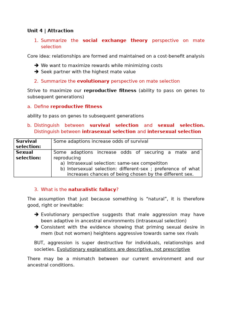unit 4 | PDF | Odor | Physical Attractiveness