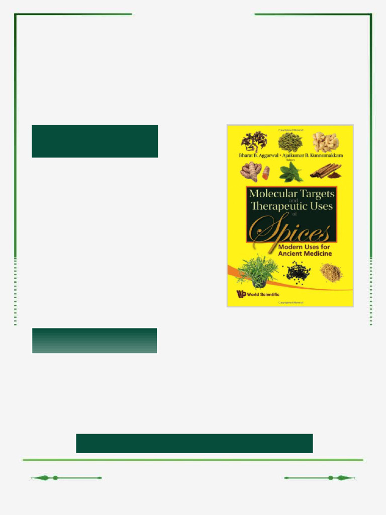 Molecular Targets and Therapeutic Uses of Spices Modern Uses for ...
