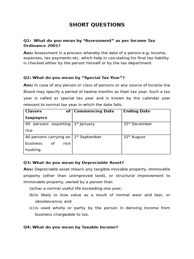 Business Law & Taxation Solved Paper (Mid-Term 8-11-2024) | PDF | Taxes ...