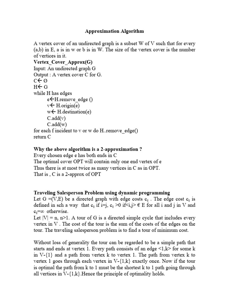approximation scheme.pdf_s=1 | PDF | Vertex (Graph Theory) | Computational Problems