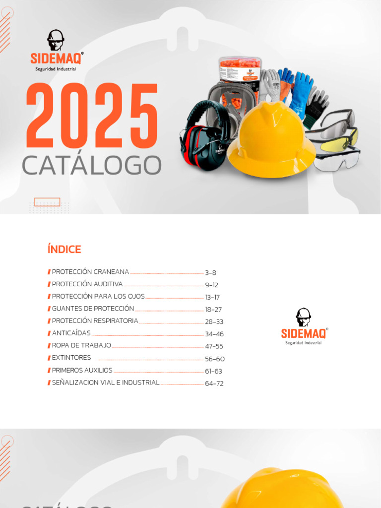 Catalogo Sidemaq 2025-Ramiro (Ultimo) | PDF | Casco