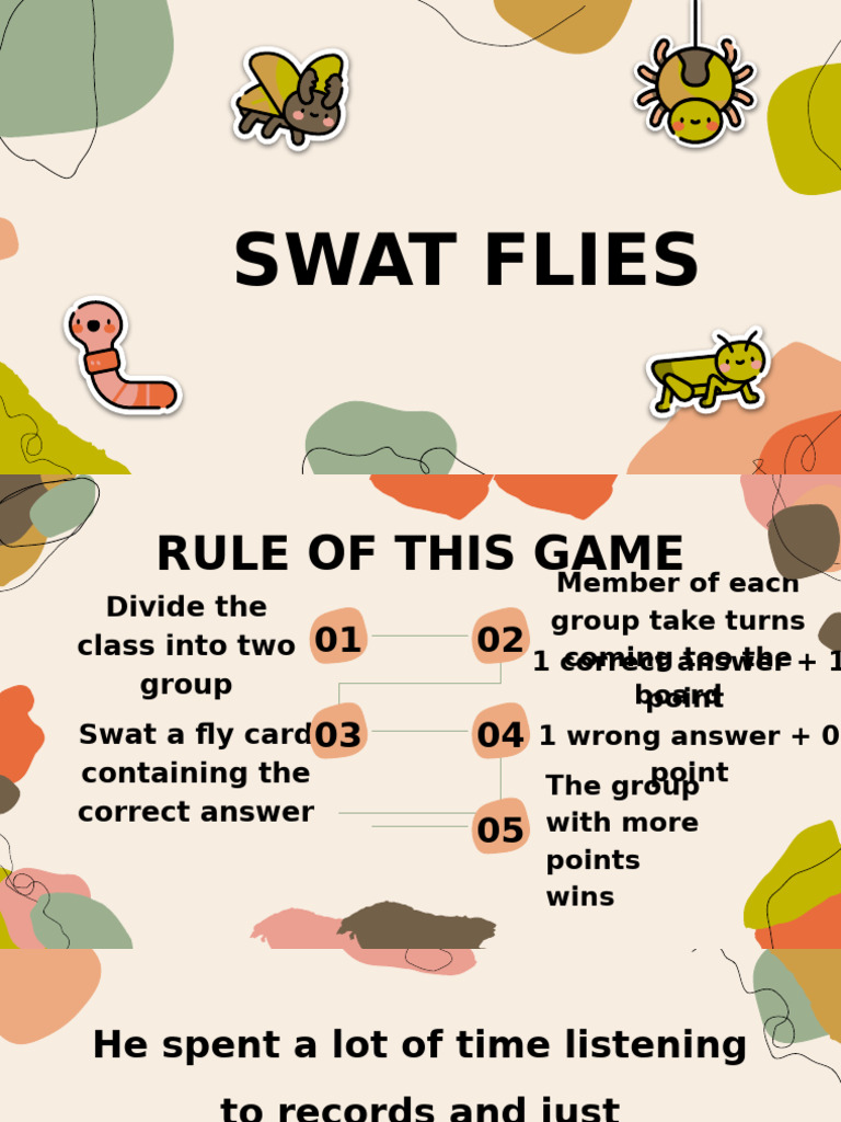 Swat Flies | PDF