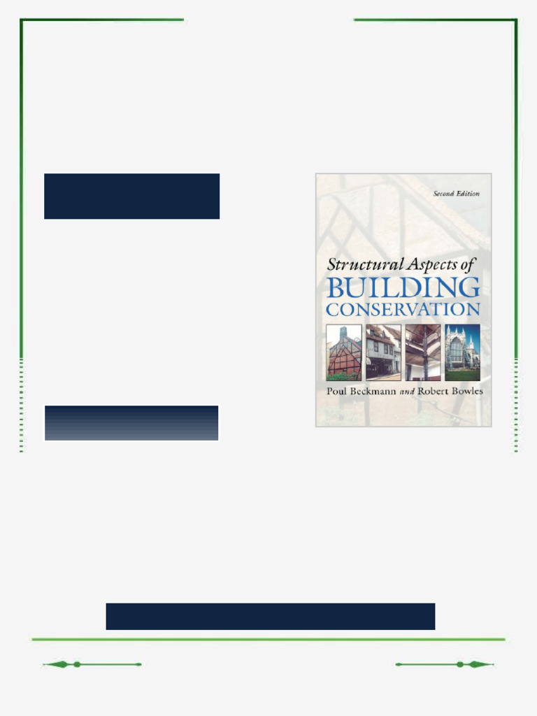 Structural aspects of building conservation 2 ed Edition Beckmann ebook HD ebook version | PDF ...
