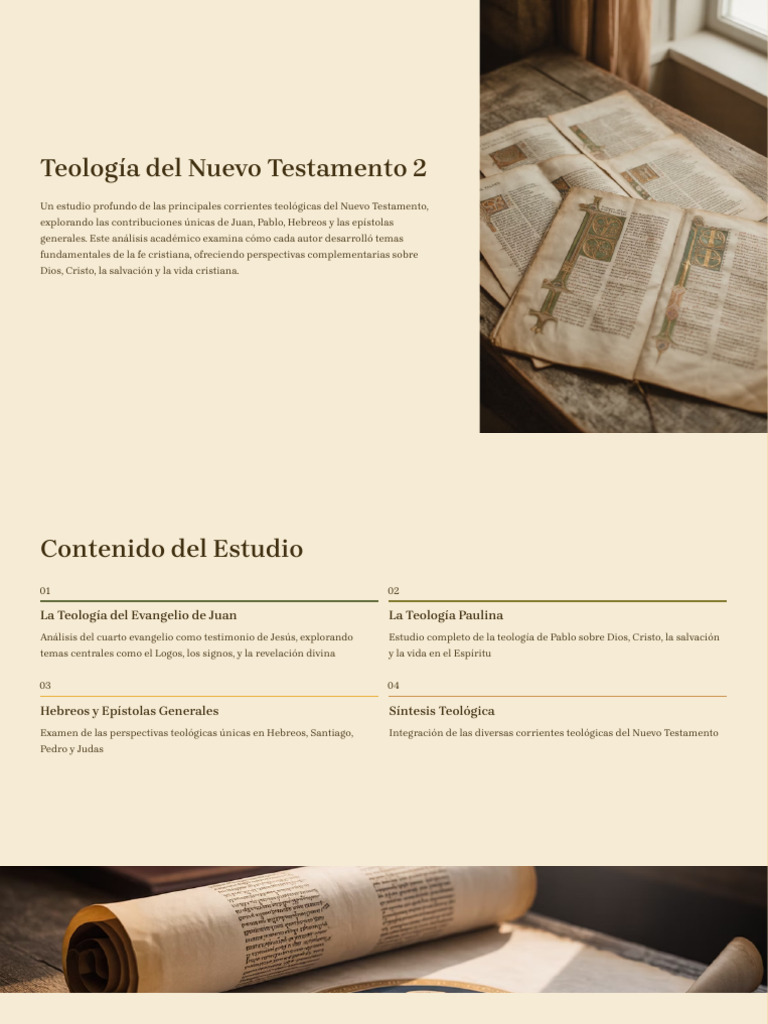 24- Teología del Nuevo Testamento 23333333333333 | PDF | Juan el ...