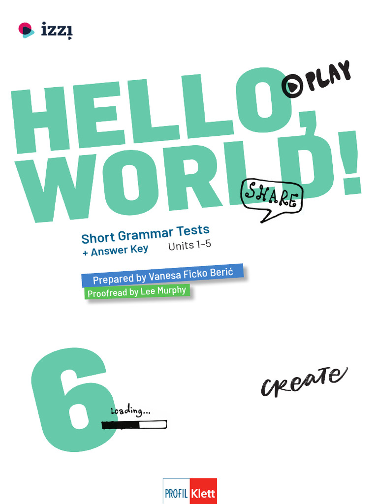 Short Grammar Tests for Units 1-5 | PDF | Question | Grammatical Tense