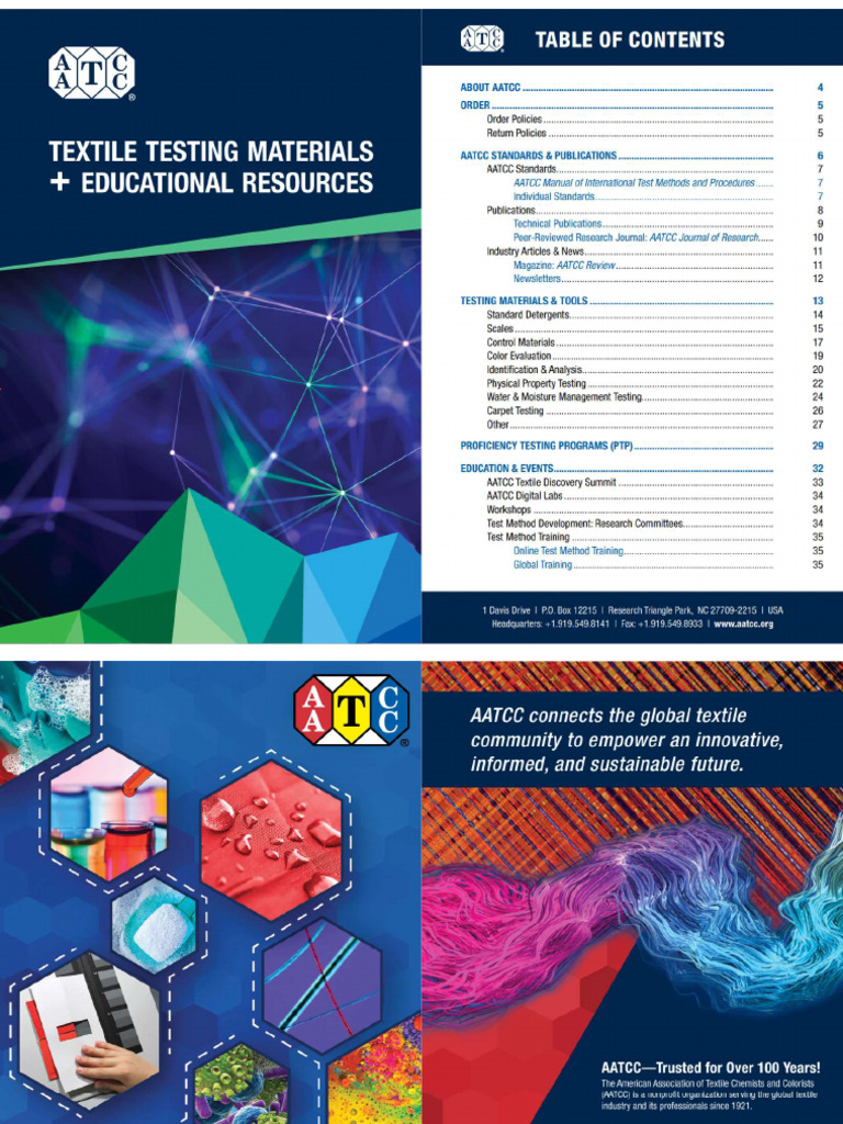 AATCC Product Catalog | PDF