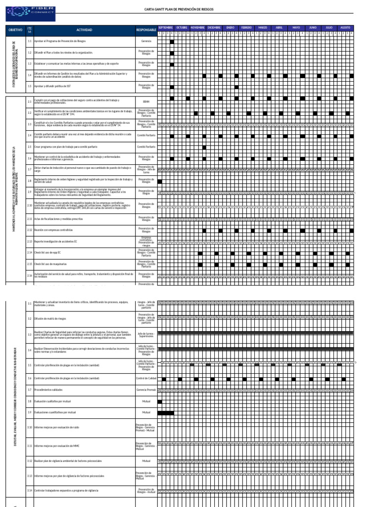 C.gantt Anexo Programa DS 44 | PDF