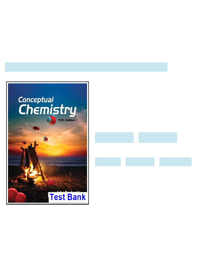 Conceptual Chemistry 5th Edition Suchocki Test Bank digital download ...