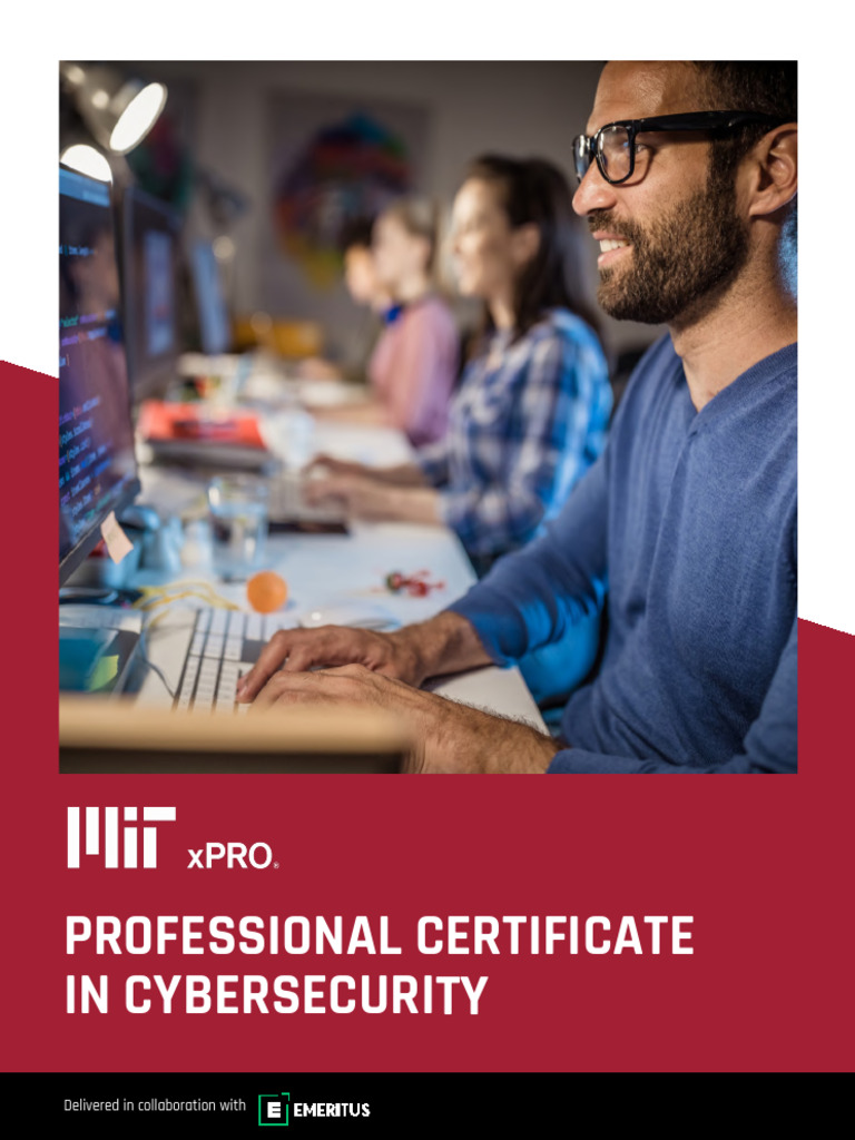MIT XPRO_Professional Certificate in Cybersecurity_Brochure (3) | PDF ...