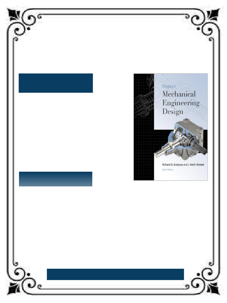 Shigley s Mechanical Engineering Design 8th Ed 8th Edition Richard ...