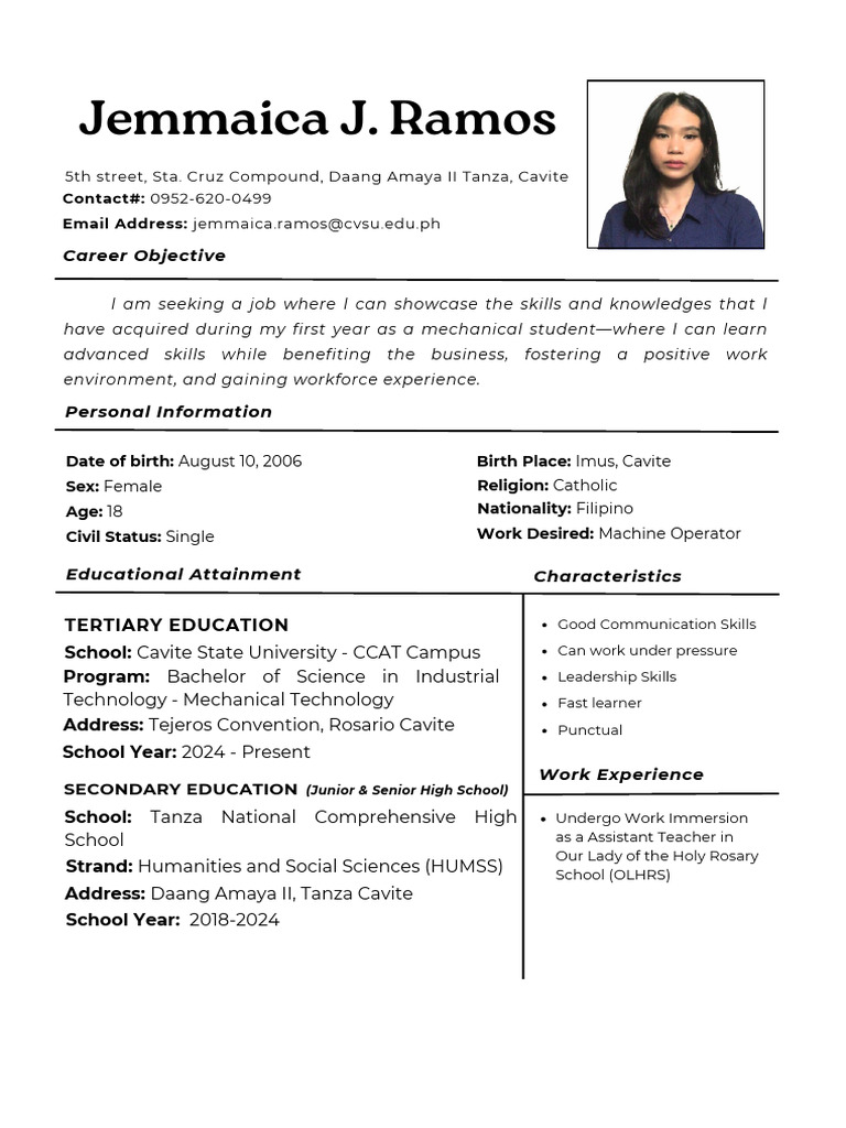 Black White Minimalist CV Resume_20250714_060405_0000 | PDF
