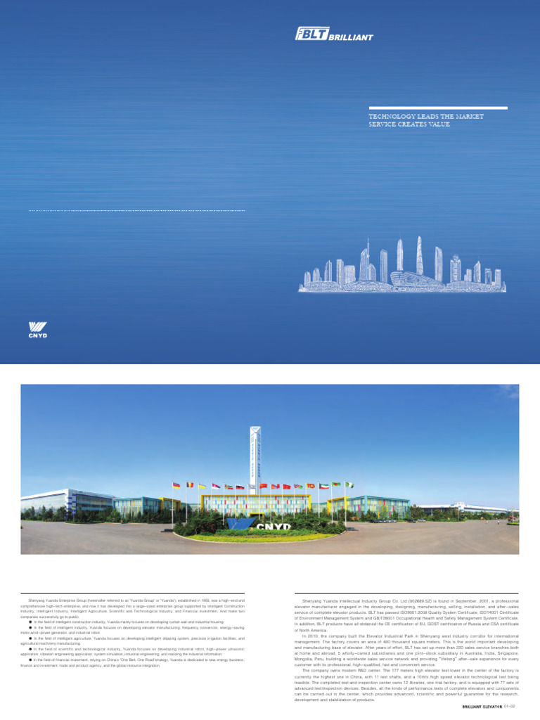 Shenyang Yuanda Elevator Solutions | PDF | Escalator | Elevator
