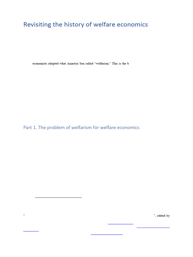 Backhouse et al (2020) - Revisiting the history of welfare economics ...