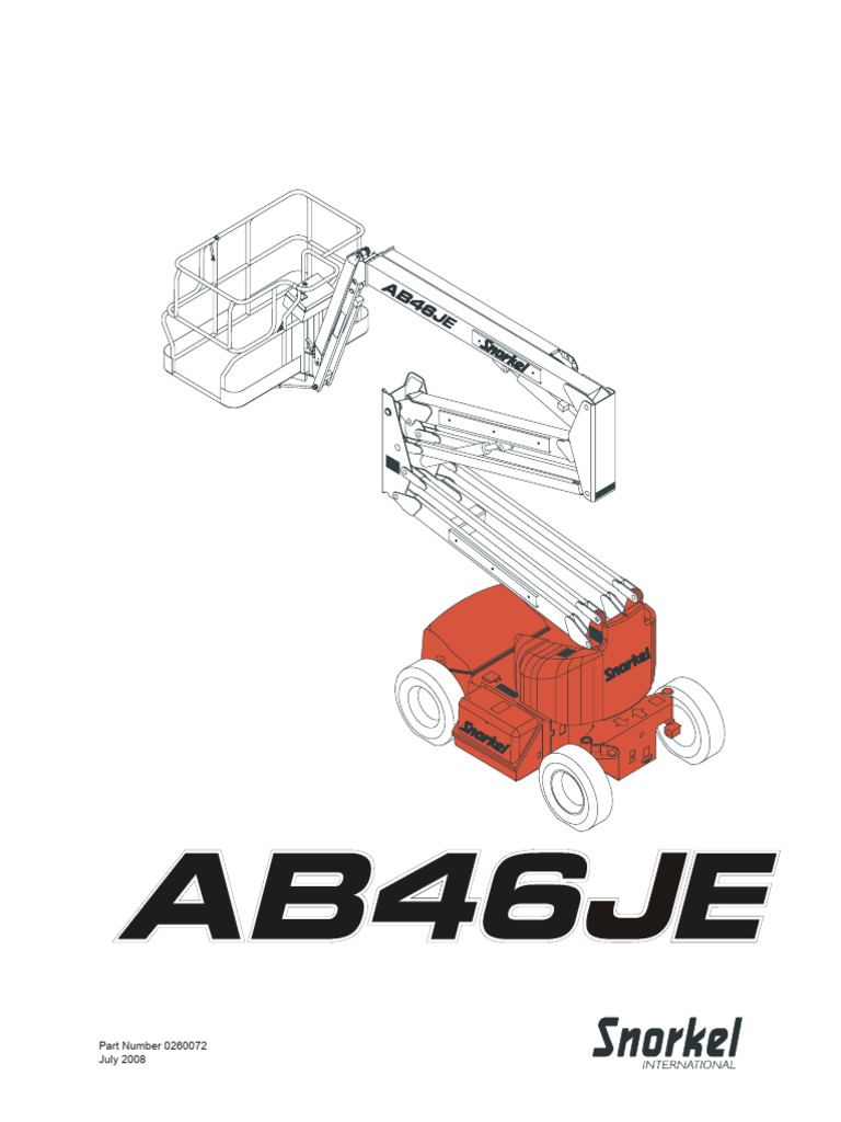 Aerial Platform Operator's Manual | PDF | Switch | High Voltage