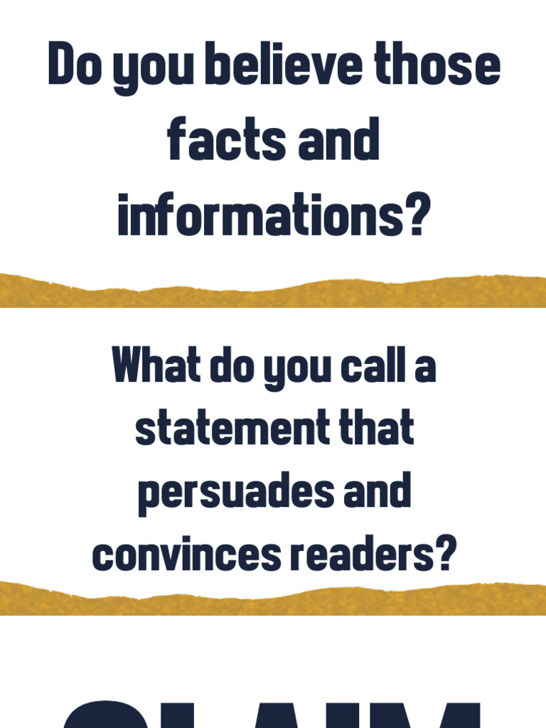 RW Claims Fact Values and Policy | PDF | Argument | Persuasion