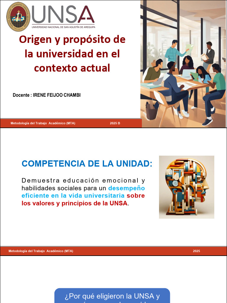 TEMA 1_MTA 2025 | PDF | Enseñando | Universidad
