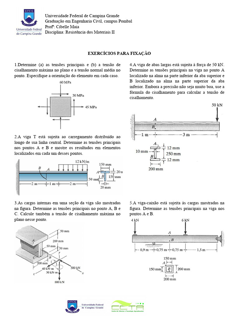 R2_-_Atividade_4_-_Tensoes_e_Criterios_de_resistencia | PDF | Estresse ...