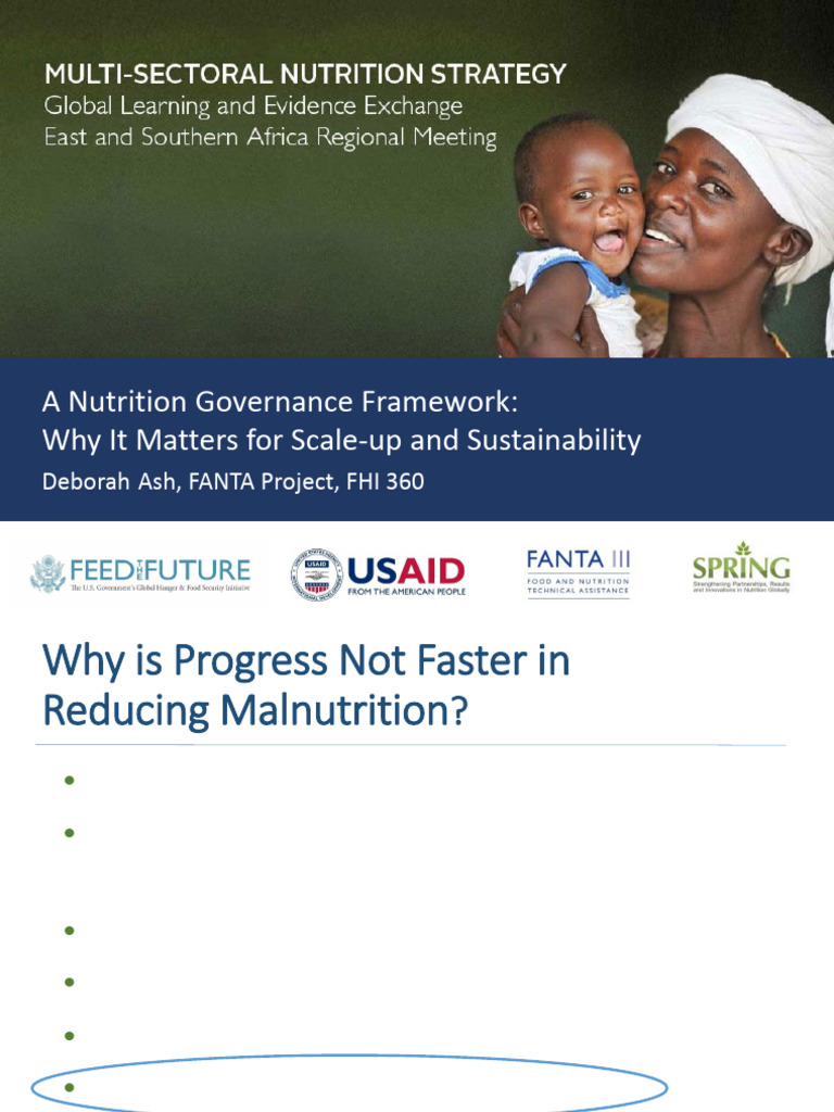 Nutrition Governance Framework Insights | PDF | Governance | Malnutrition