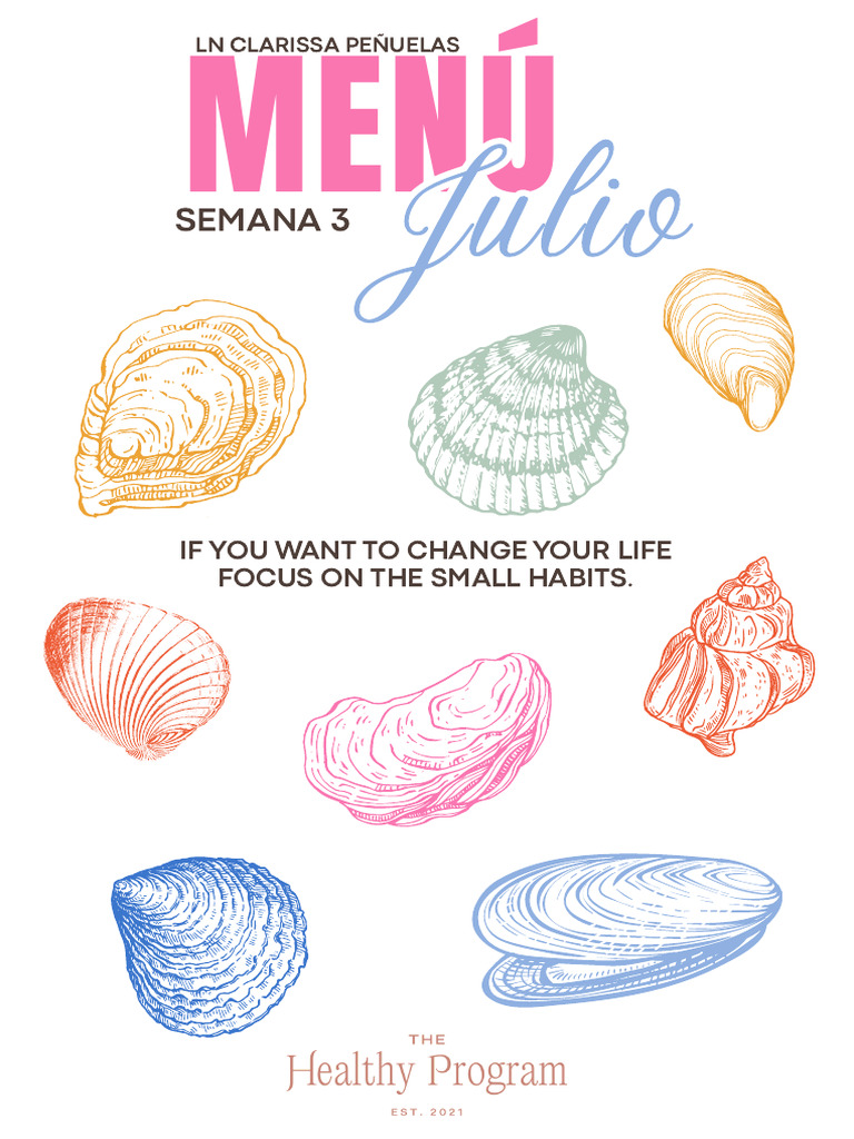 b Menu Julio Sem1 h55f7Zmr | PDF | Cilantro | Salsa