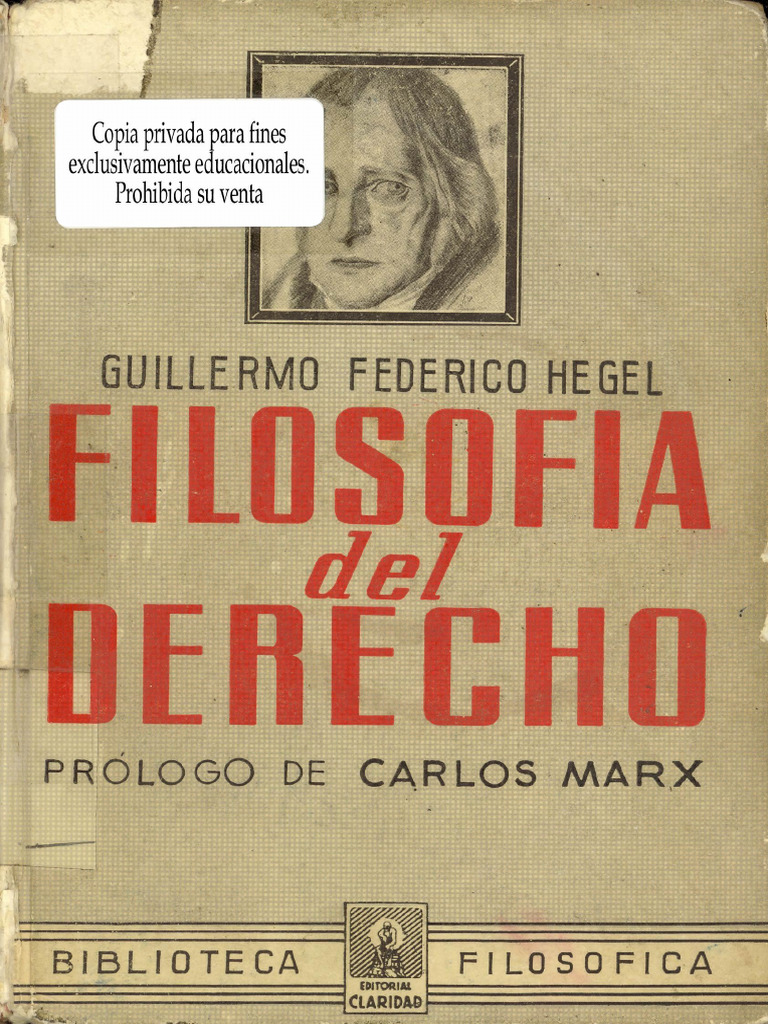 045. Filosofia Del Derecho Hegel Guillermo Federico | PDF | Georg ...