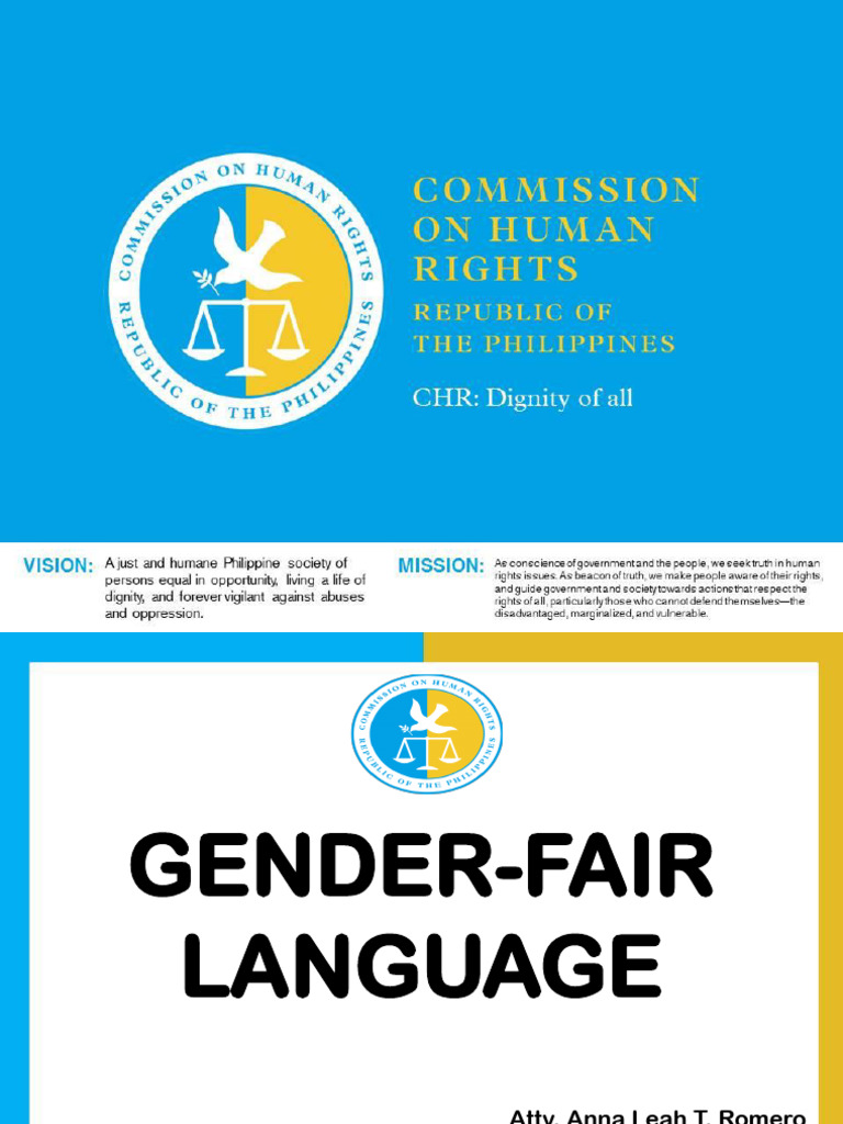 Gender-Fair Language Training Guide | PDF | Woman | Sexism