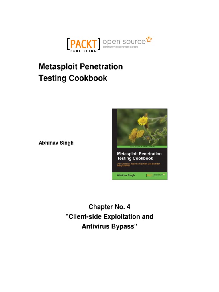 Metasploit Penetration Testing Cookbook: Chapter No. 4 "Client-Side ...