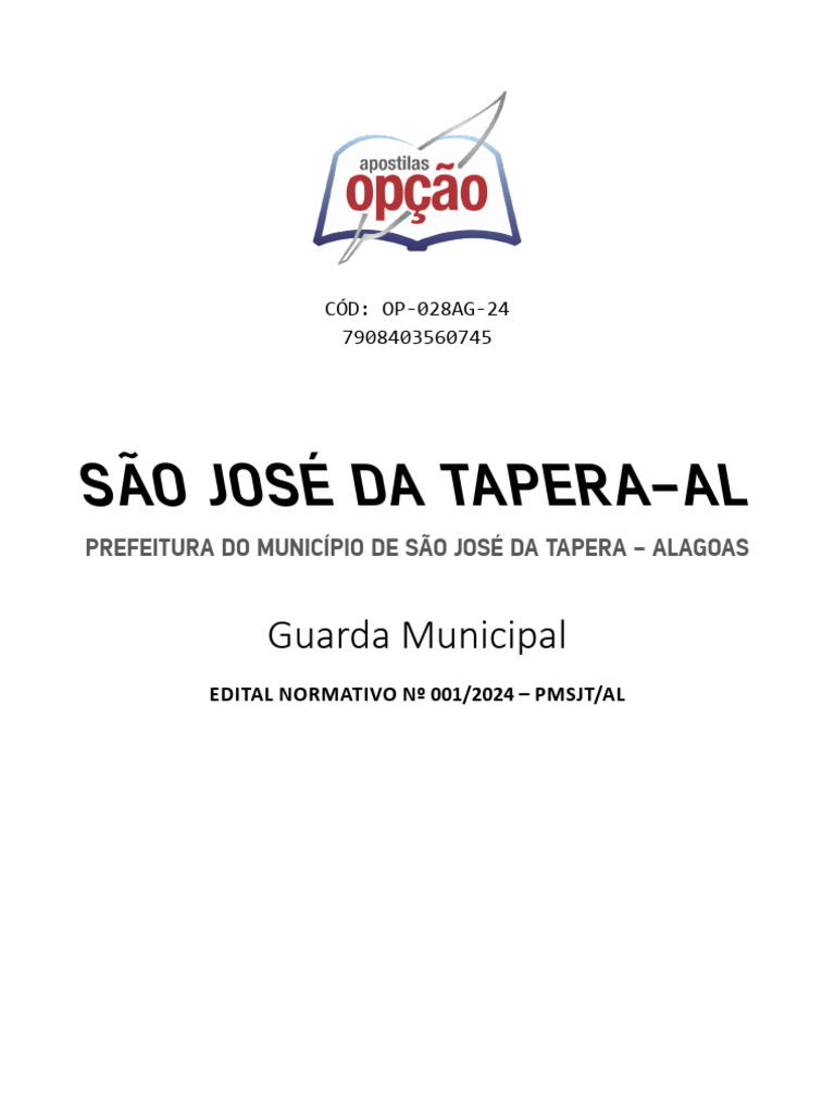 op-028ag-24-sao-jose-tapera-al-guarda-mun-digital | PDF | Fonema | Sílaba