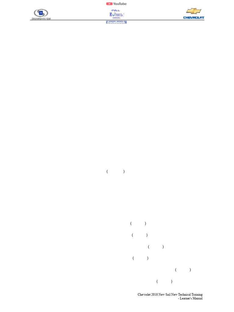 Manual CHEVROLET SAIL 2010- FULL MOTORES | PDF | Anti Lock Braking ...