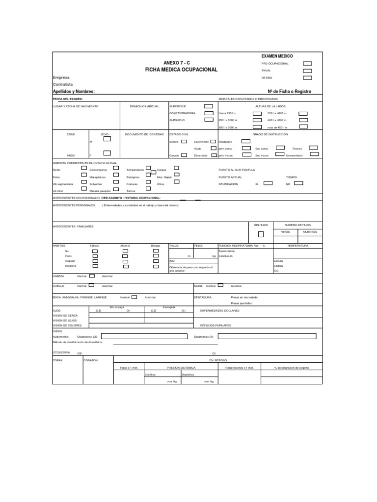 Anexo 7C D.S. 055-2010-Em | Descargar gratis PDF | Especialidades ...