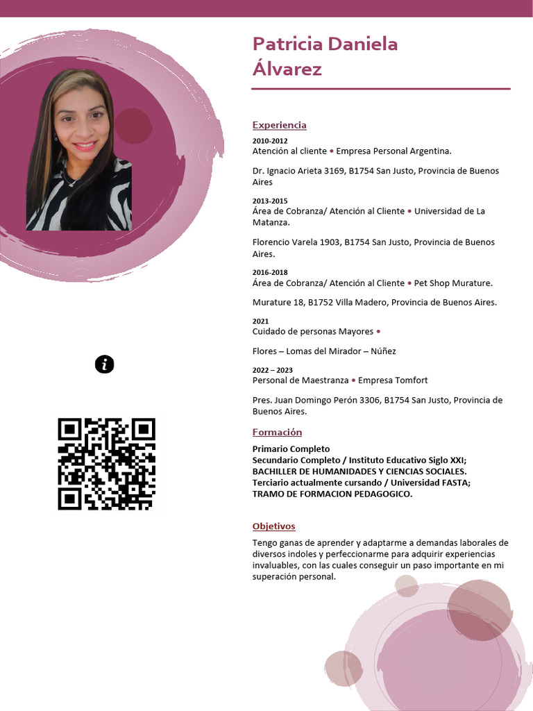 CV Patricia Daniela | PDF