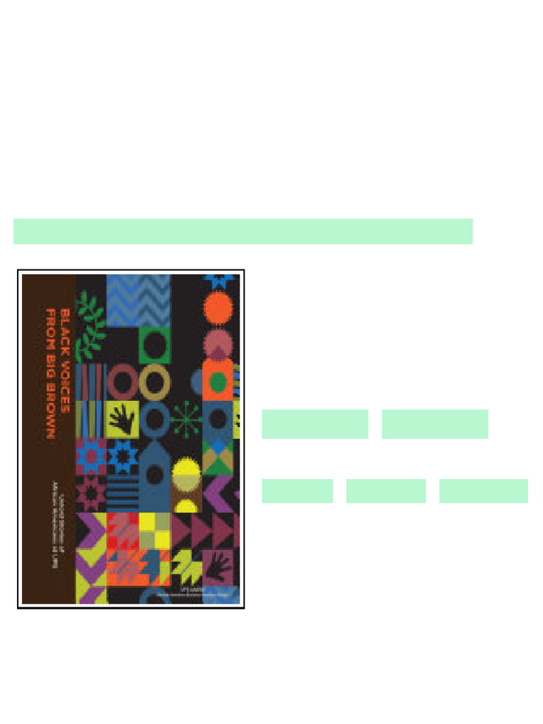 Black Voices From Big Brown Untold Stories Of African Americans At Ups ...