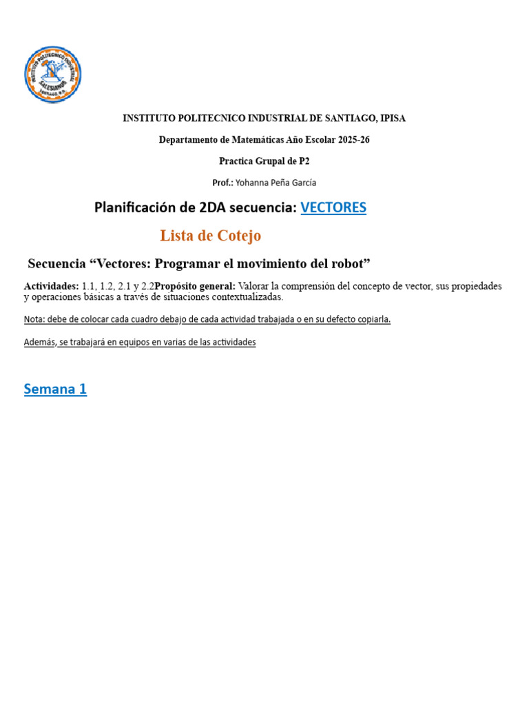 Evaluación de Vectores en Matemáticas | PDF | Vector Euclidiano | Sistema de coordenadas Cartesianas