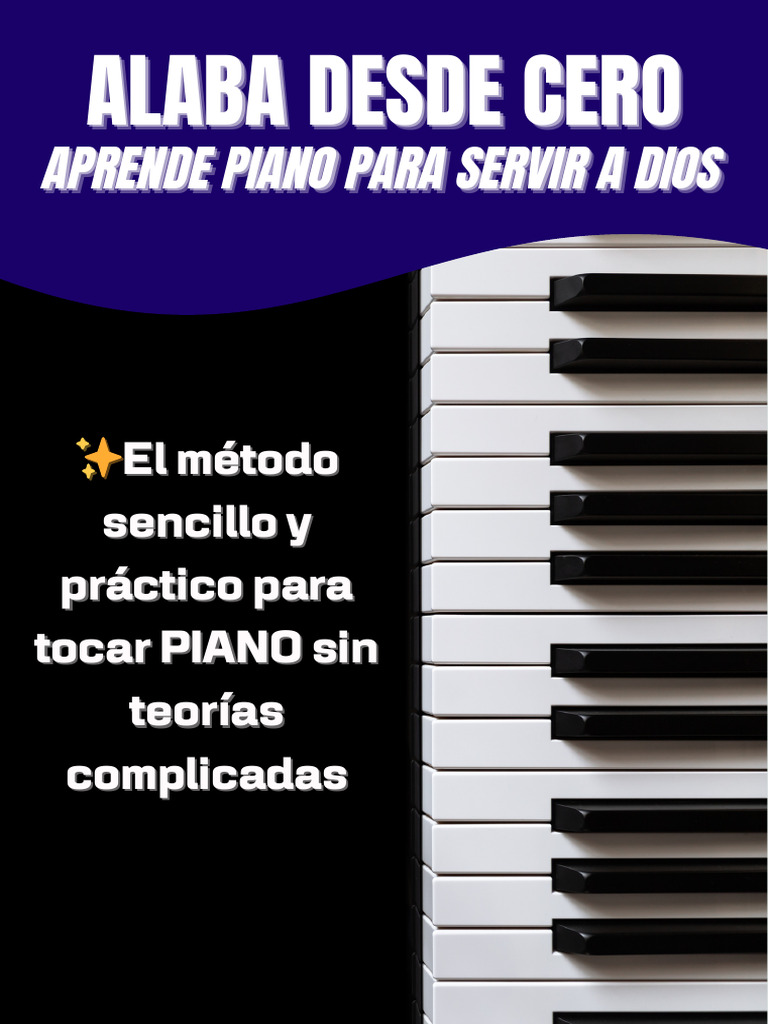 Alaba+Desde+Cero+ +Aprende+Piano+Para+Servir+a+Dios | PDF | Acorde (Música) | Piano