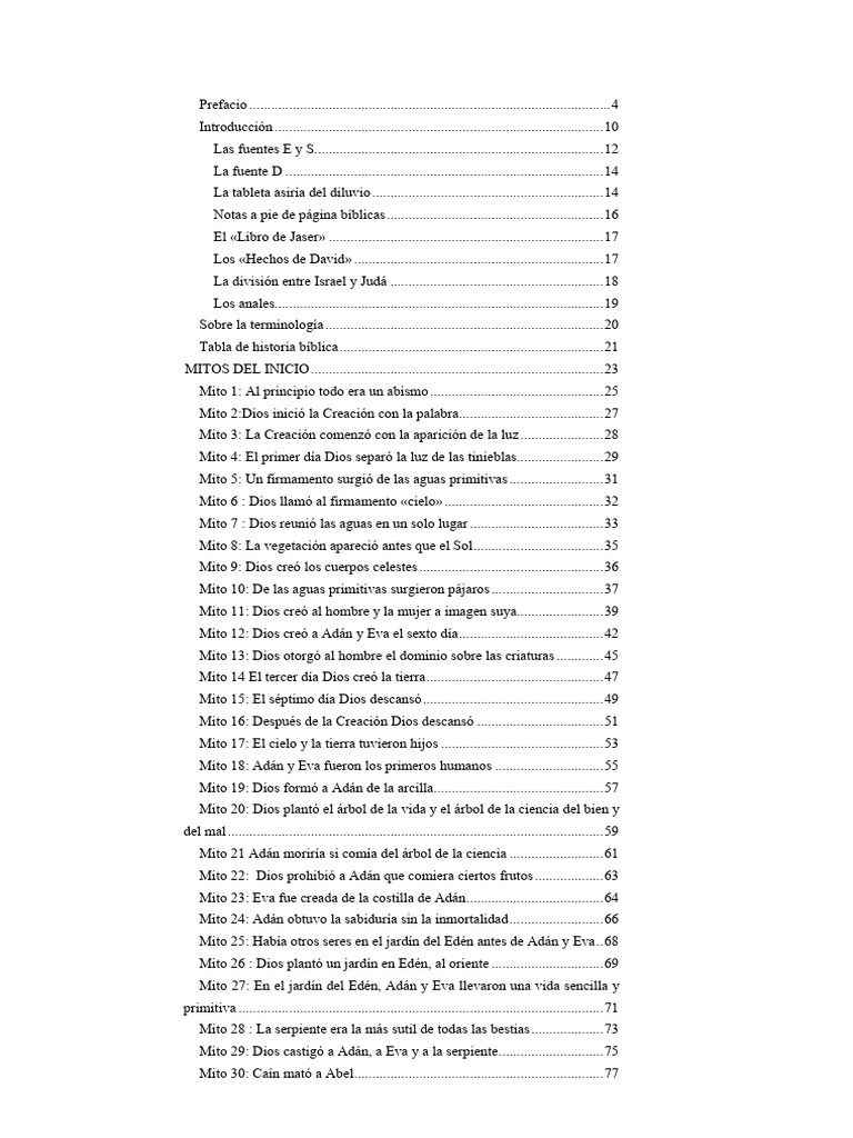 101 Mitos de La Biblia Libros en Espaol4719 | PDF | Deidad creadora | Moisés